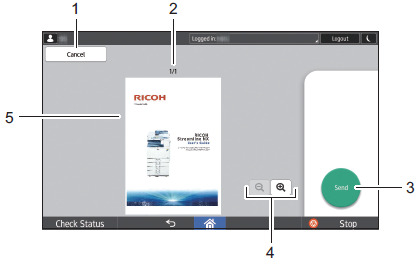 Preview a Scanned Original (Preview)